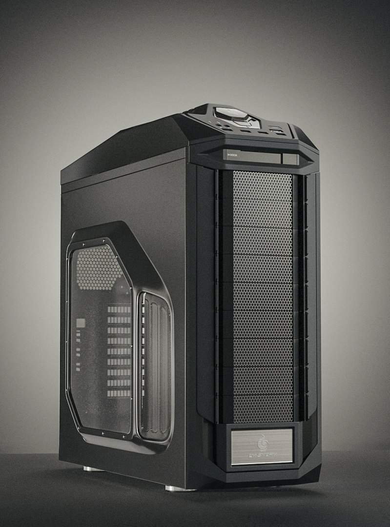 3D Model Cooler Master Trooper Case - TurboSquid 1505474