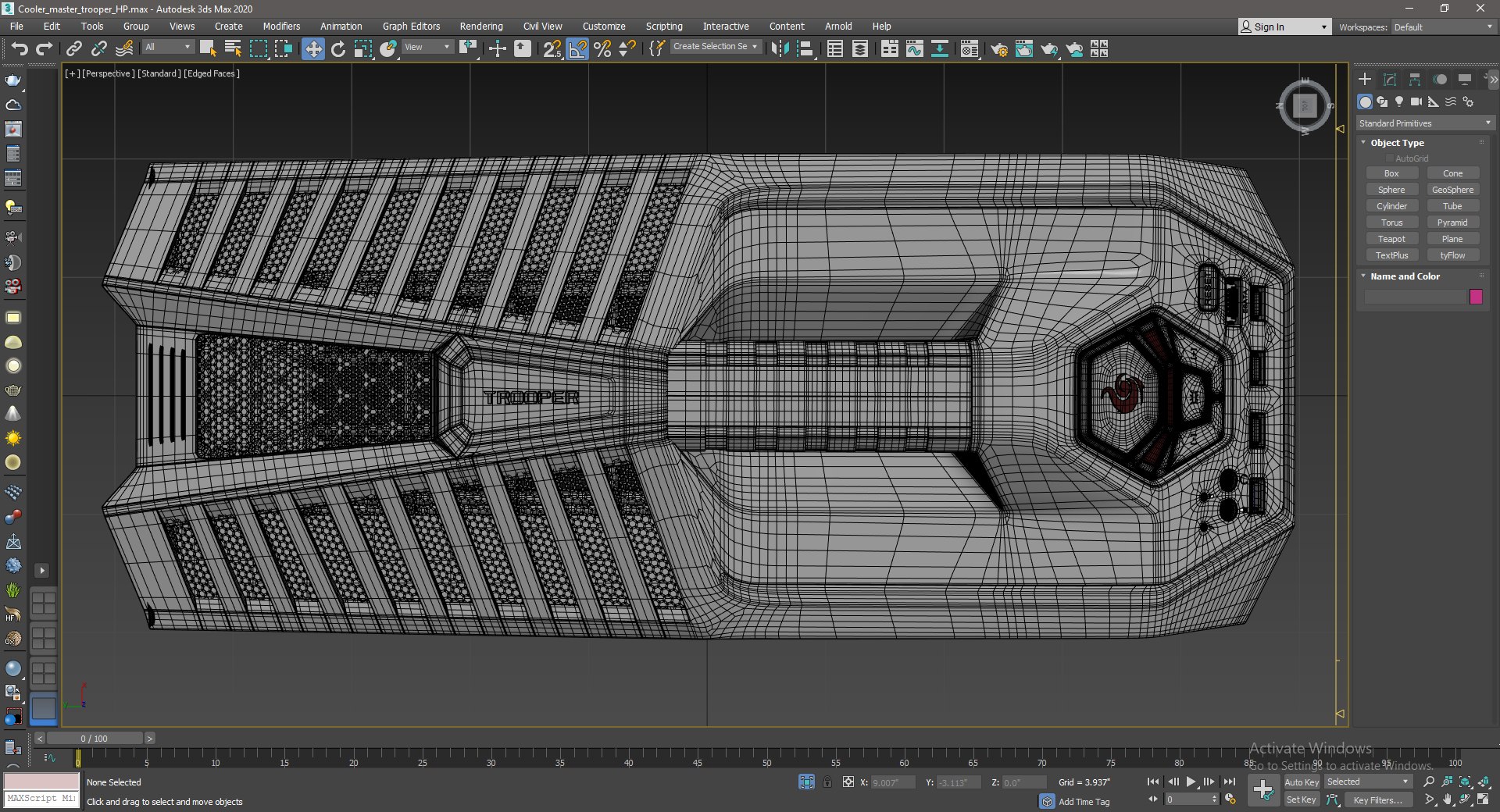 3D Model Cooler Master Trooper Case - TurboSquid 1505474