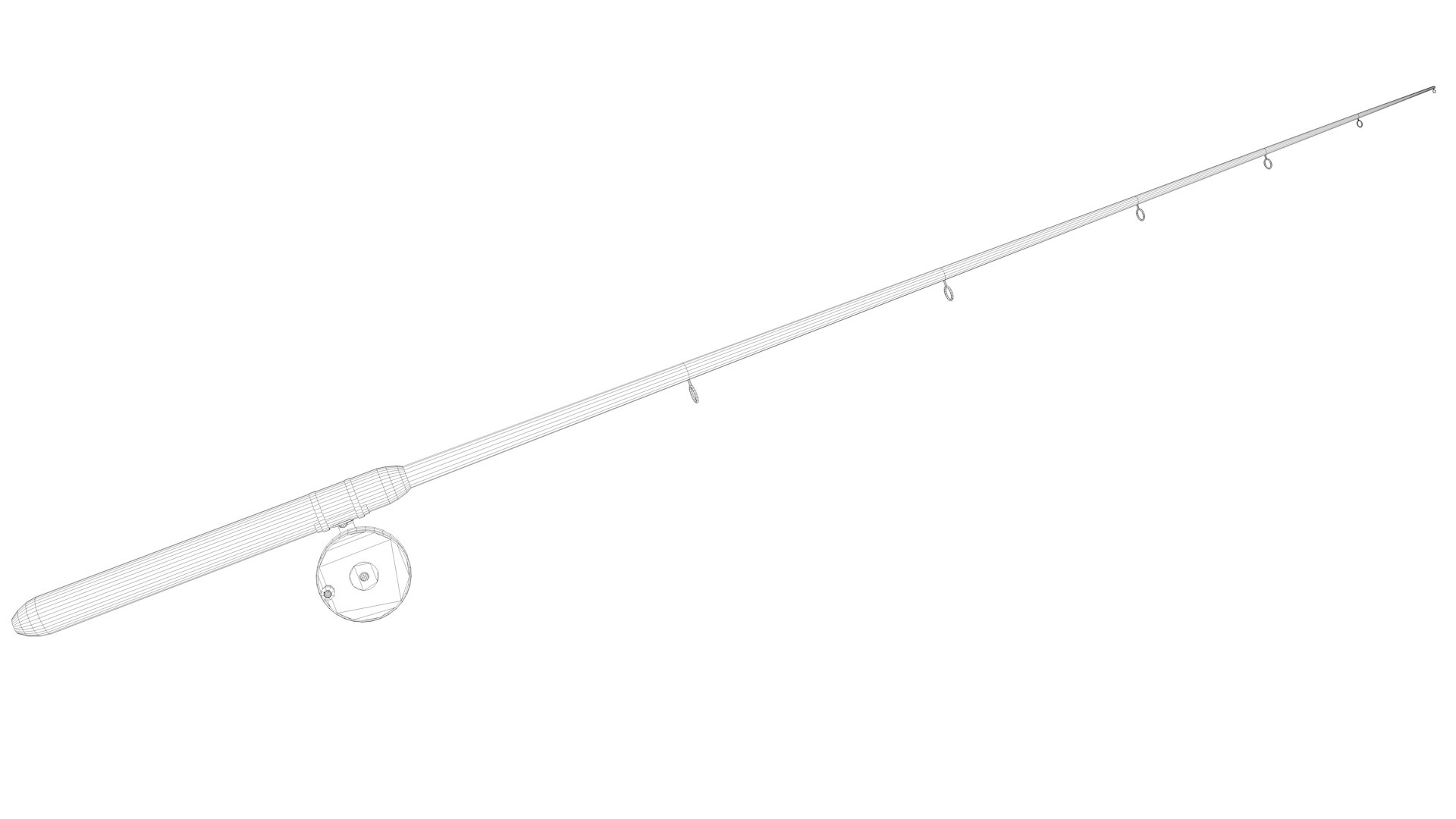 Fishing Rod 3D Model - TurboSquid 1248966