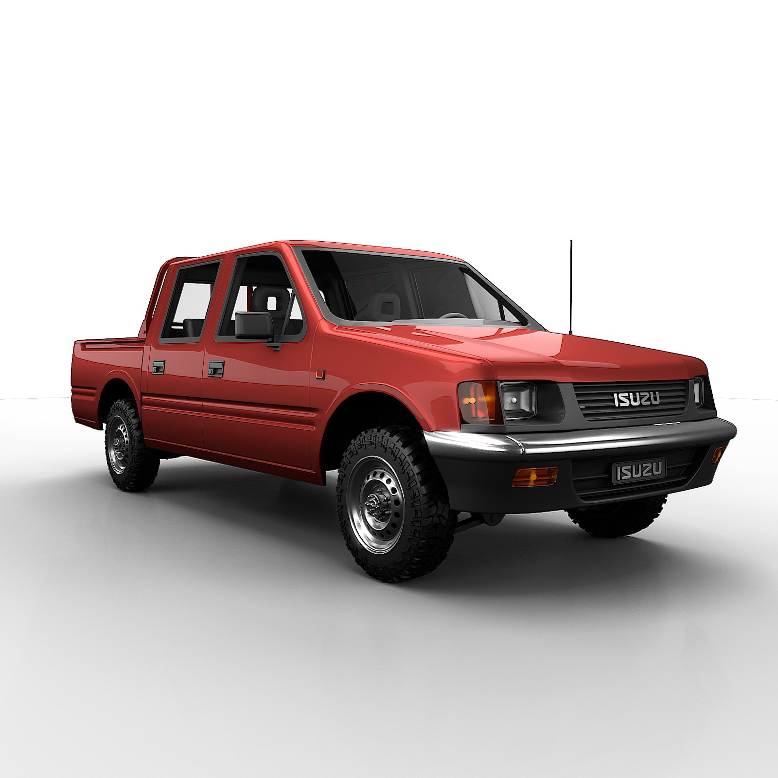 Isuzu pickup crew 3D model - TurboSquid 1694885
