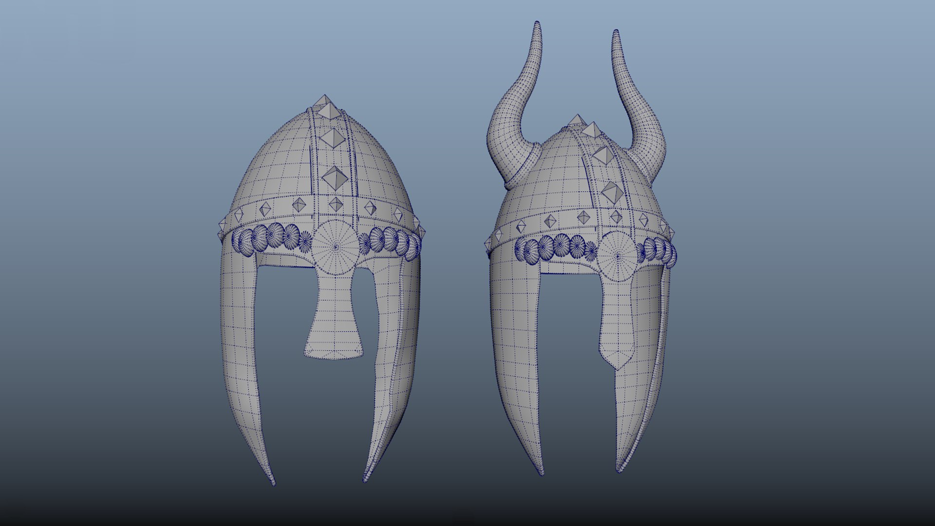 3D Stylized Metal Helmet Of A Knight PBR Game Ready Low-poly 3D Model ...