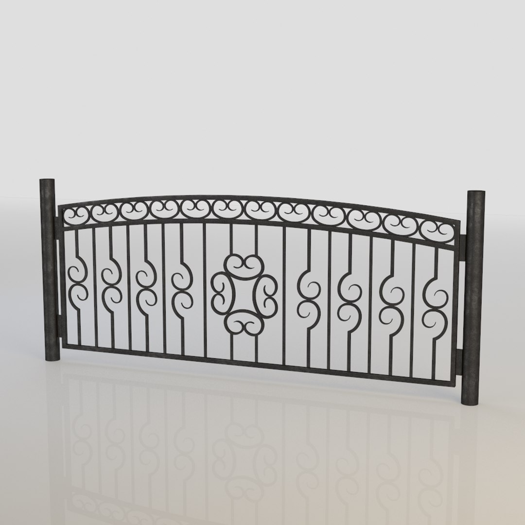 3d Iron Fence