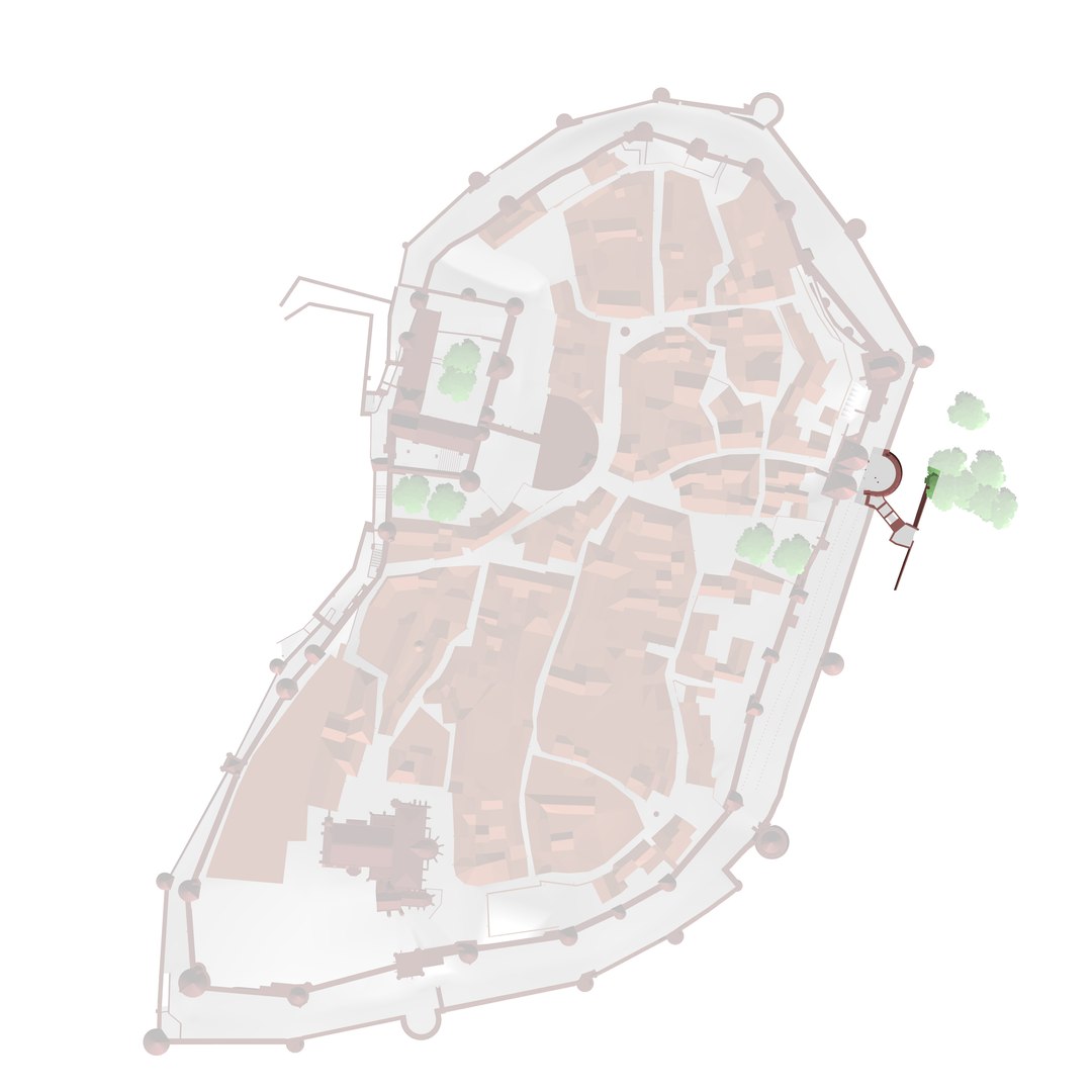 Carcassonne Medieval City 2010 - St-Louis Barbican 3D Model ...