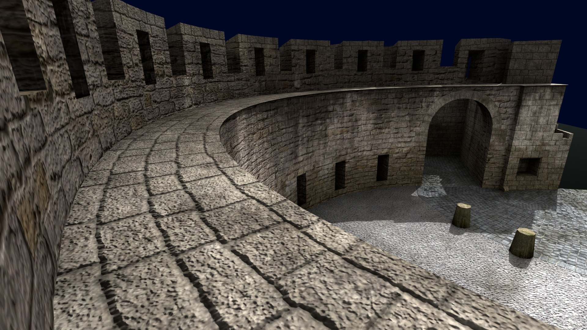 Carcassonne Medieval City 2010 - St-Louis Barbican 3D Model ...