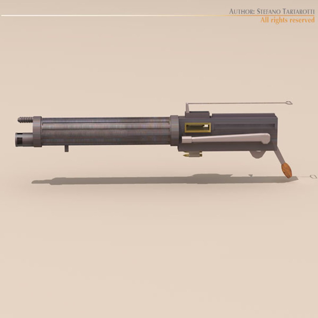 3ds vickers machine gun