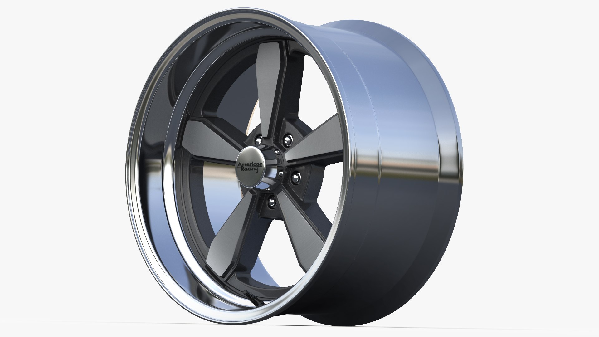 Wheel American Racing Custom 3D Model - TurboSquid 1638294