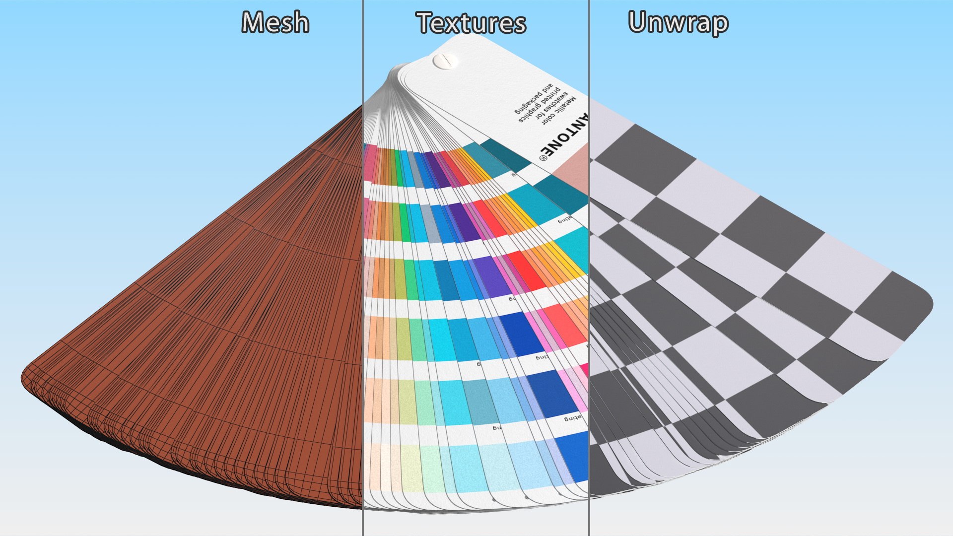 3D Pantone Paper Color Guide - TurboSquid 2112976