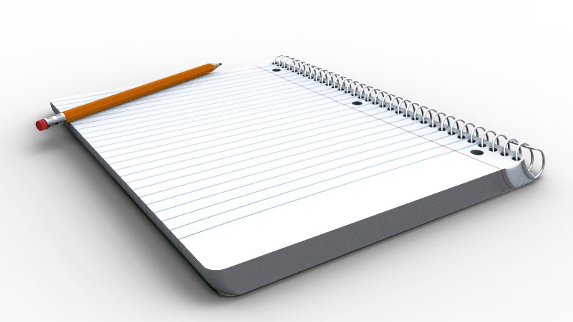 3d Model Spiral Notebook