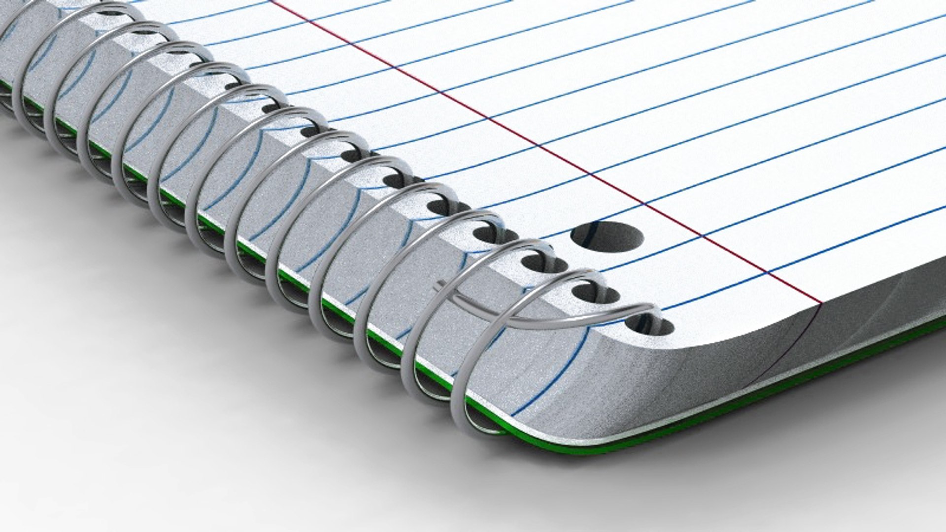 3d Model Spiral Notebook