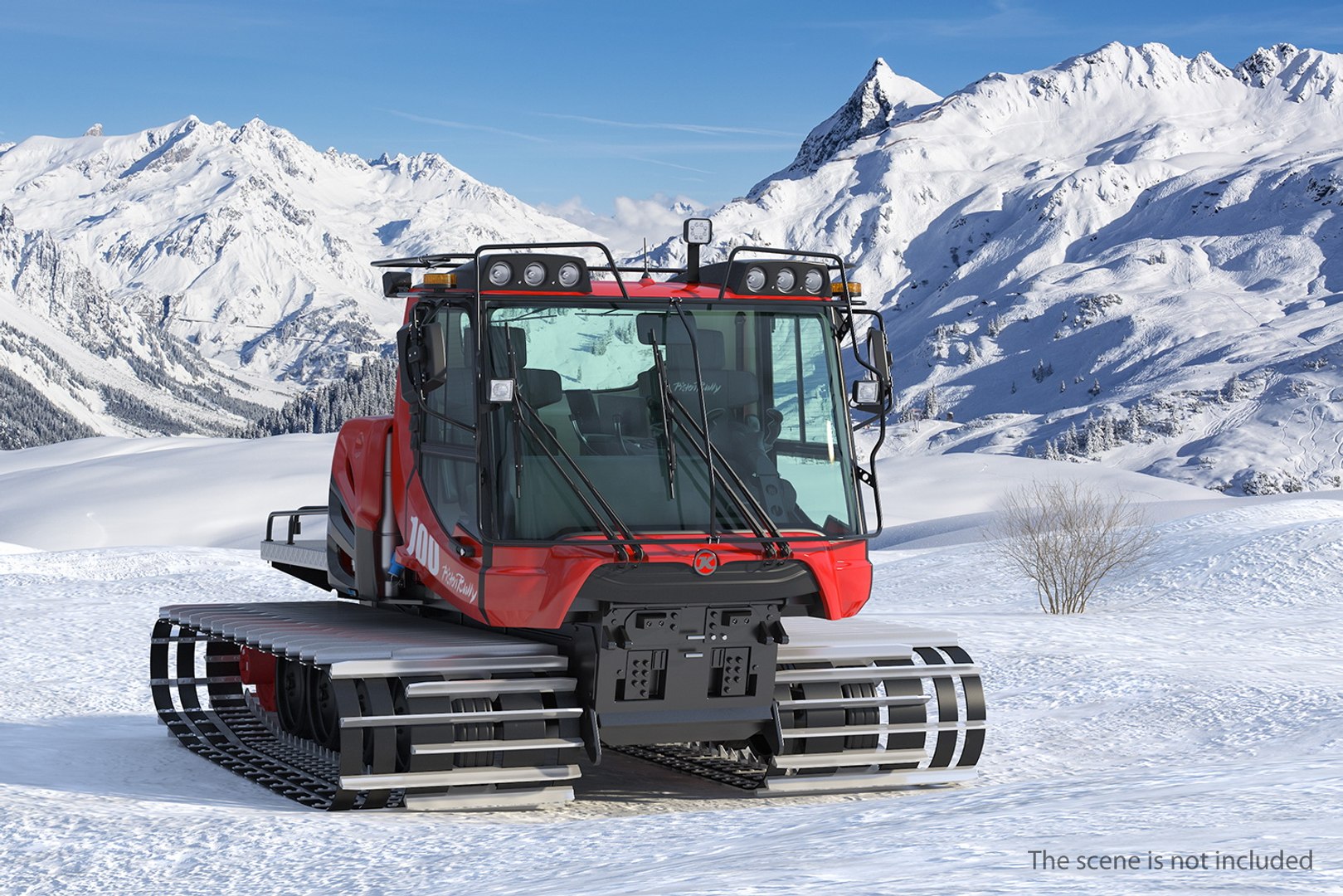 Snowcat Pistenbully Snow 3D Model - TurboSquid 1400786