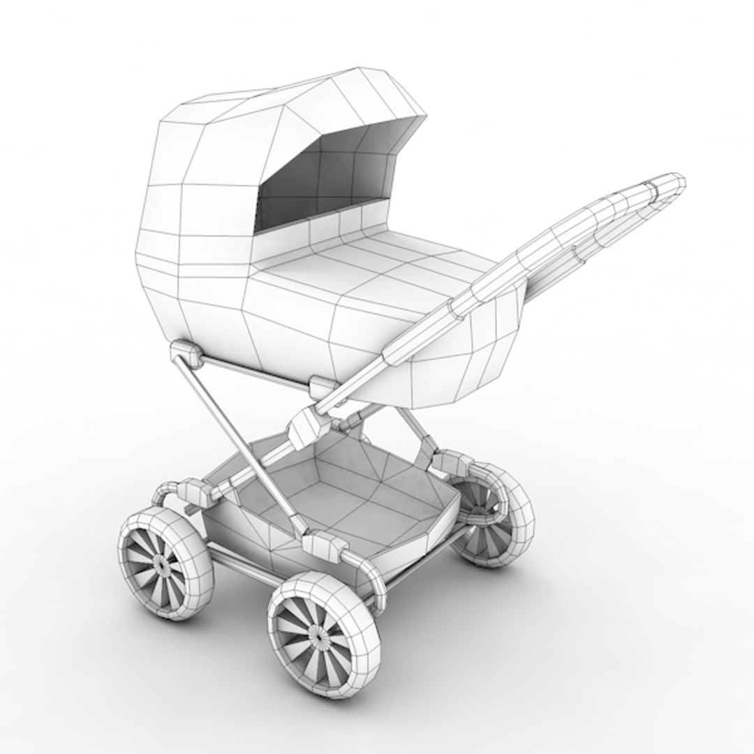 3d Pram Polygons