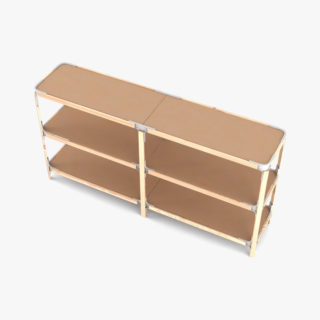 Magis Steelwood Shelving System model - TurboSquid 1947683