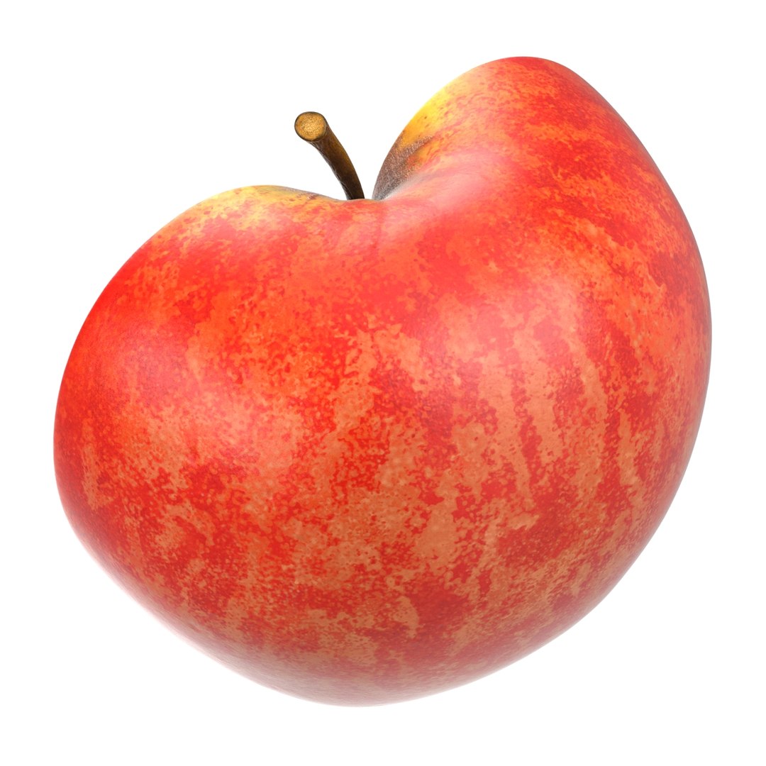 Obj Half Red Apple