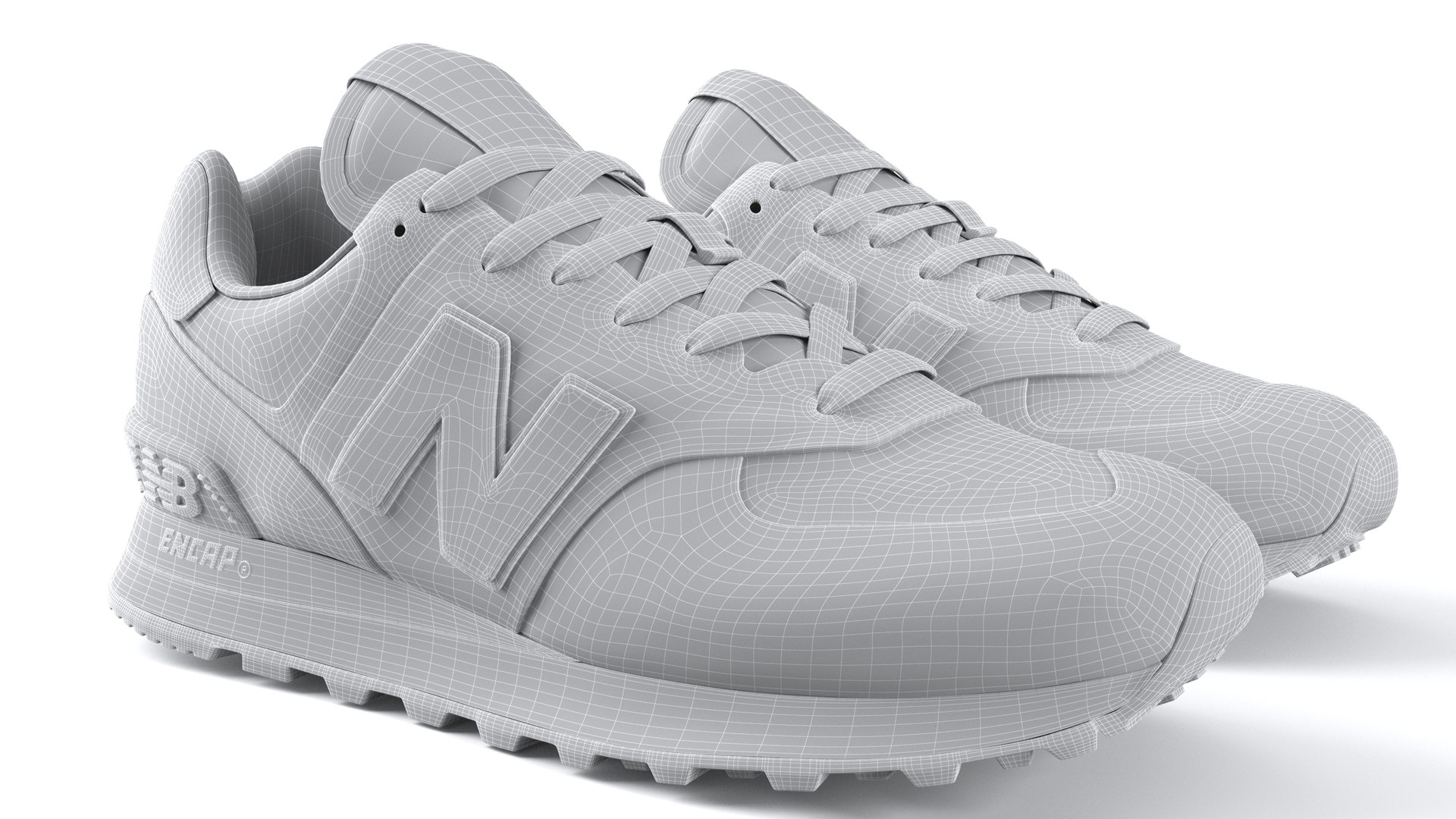 3D New Balance 574 PBR Model - TurboSquid 2131752