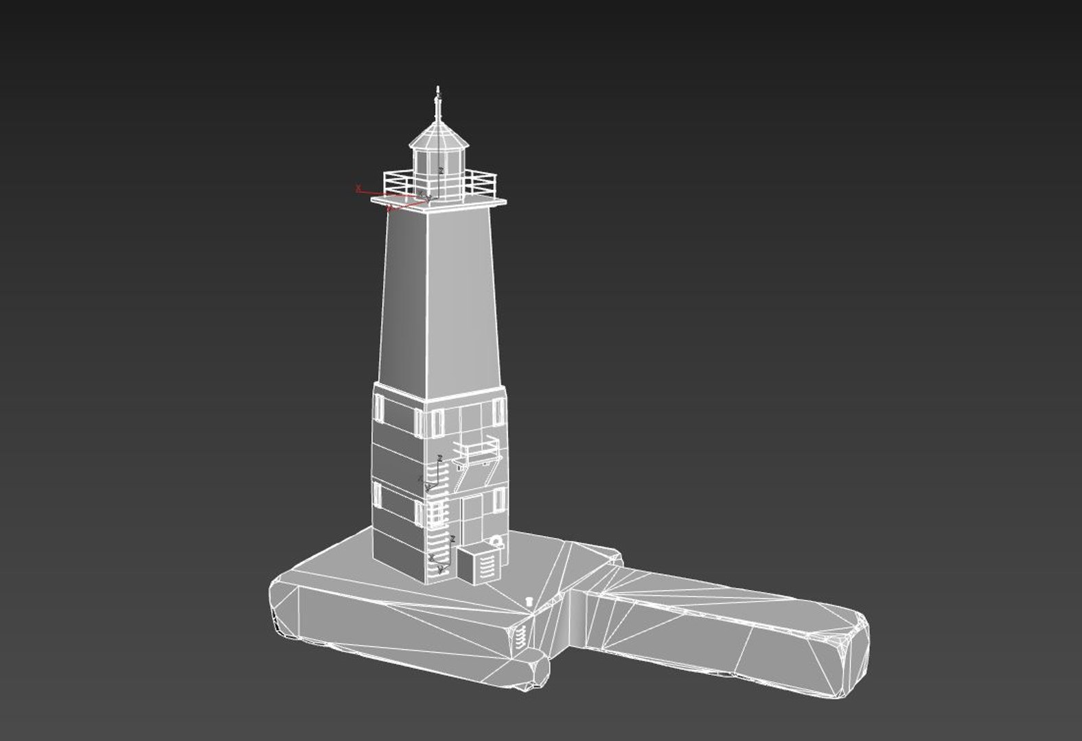 Lighthouse 3D Model - TurboSquid 1946013