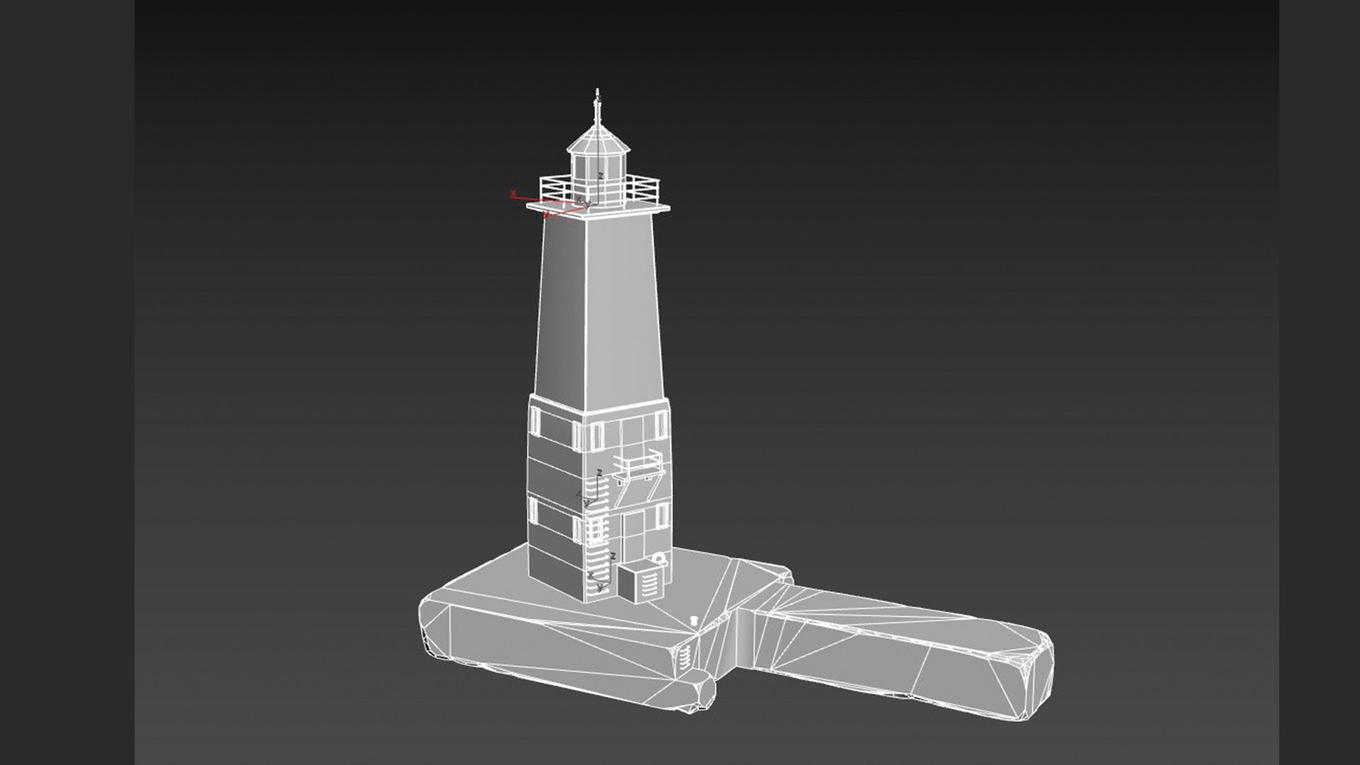 Lighthouse 3D Model - TurboSquid 1946013