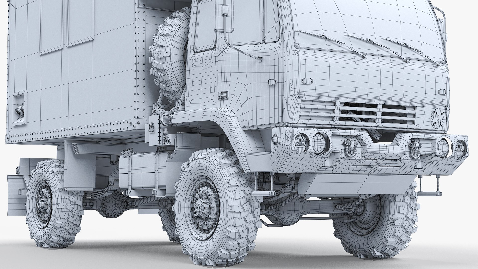 3D Model Military Van Truck FMTV M1079 - TurboSquid 1741070