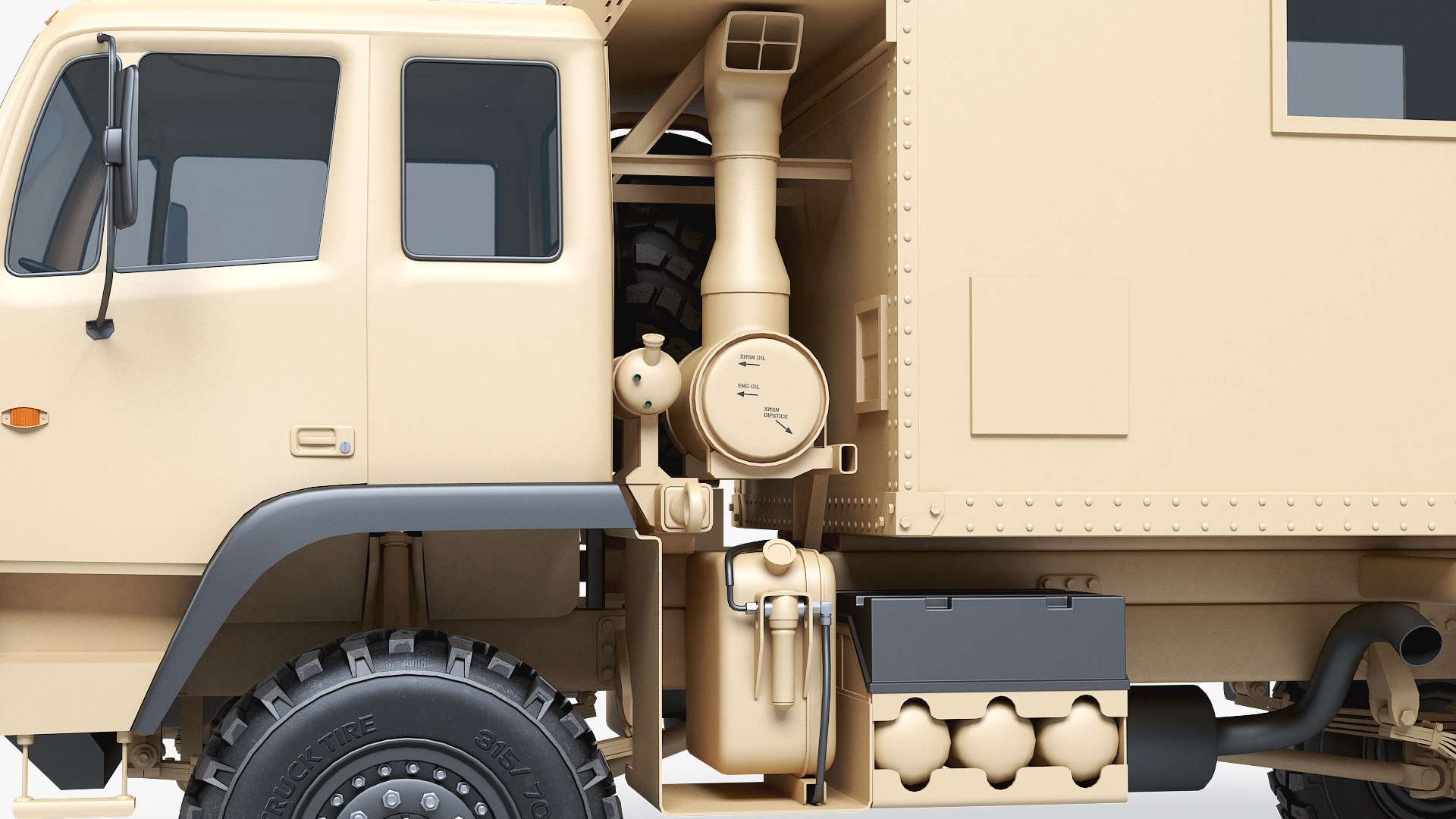 3D Model Military Van Truck FMTV M1079 - TurboSquid 1741070