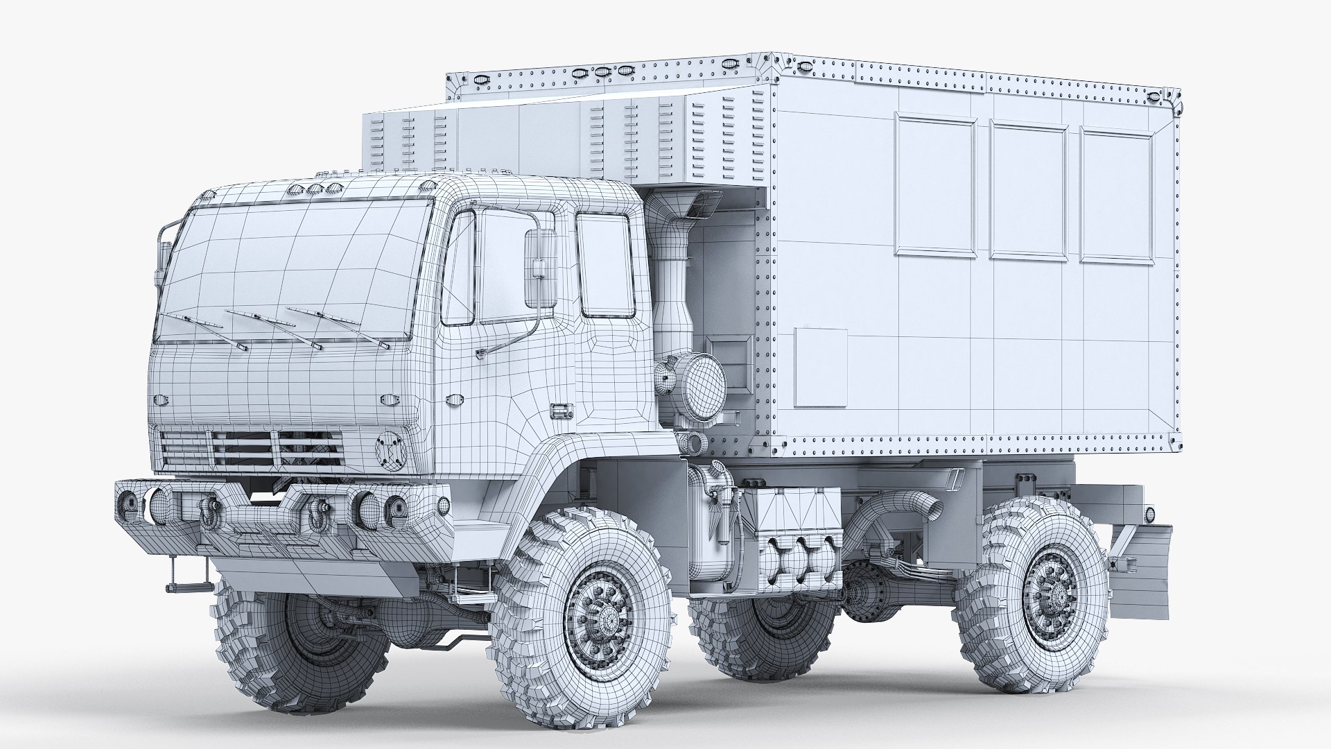 3D Model Military Van Truck FMTV M1079 - TurboSquid 1741070