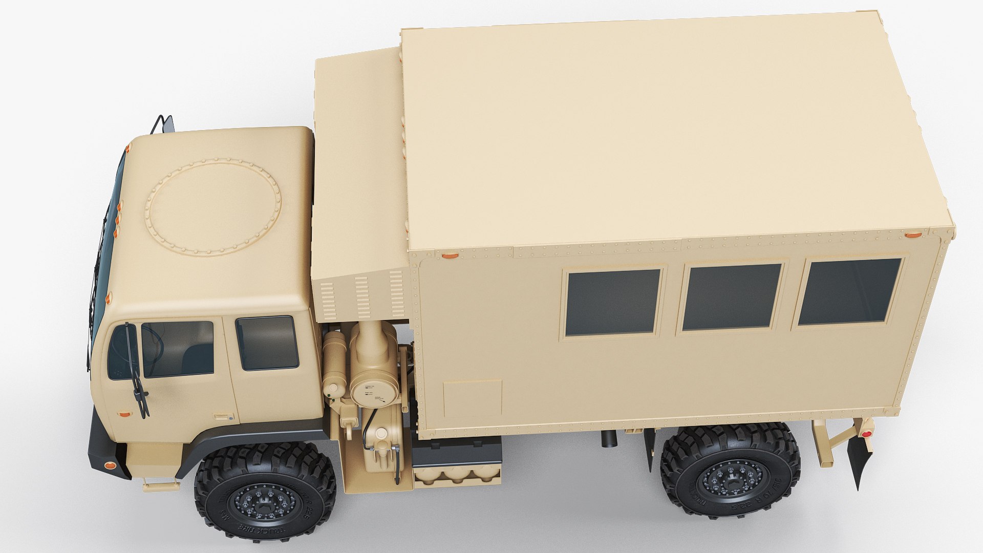 3D Model Military Van Truck FMTV M1079 - TurboSquid 1741070