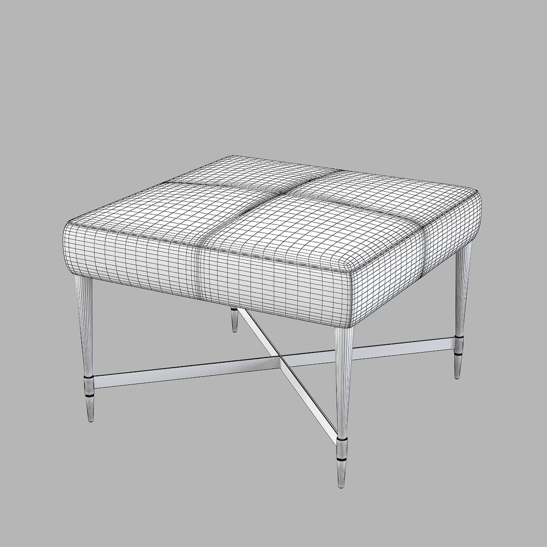 3d model madison square stool