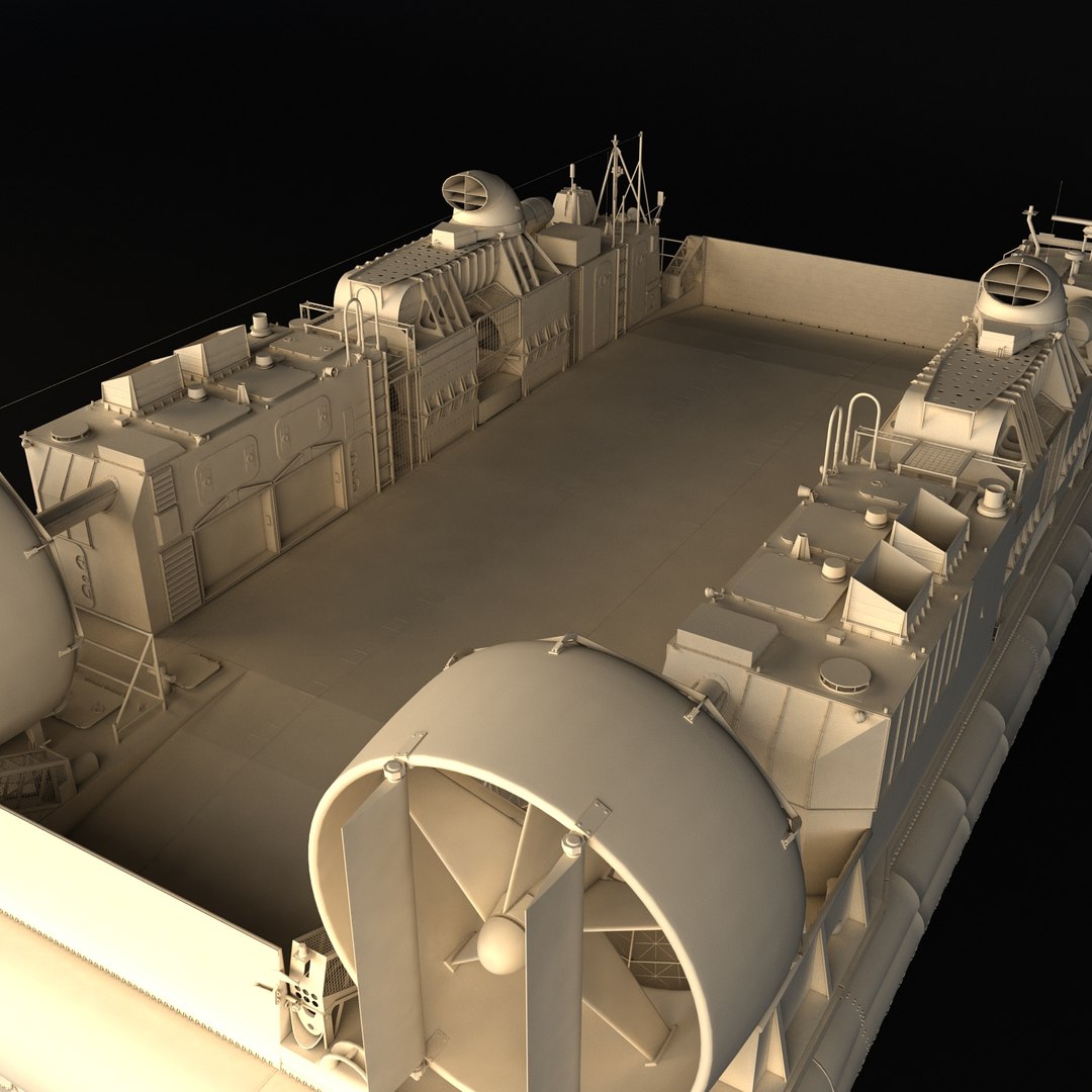 3d Model Navy Lcac
