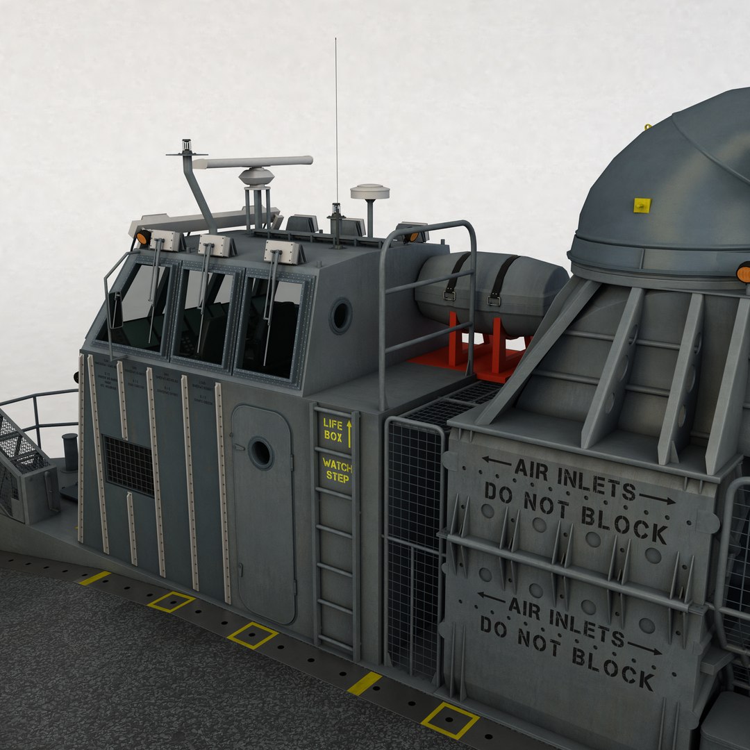 3d Model Navy Lcac
