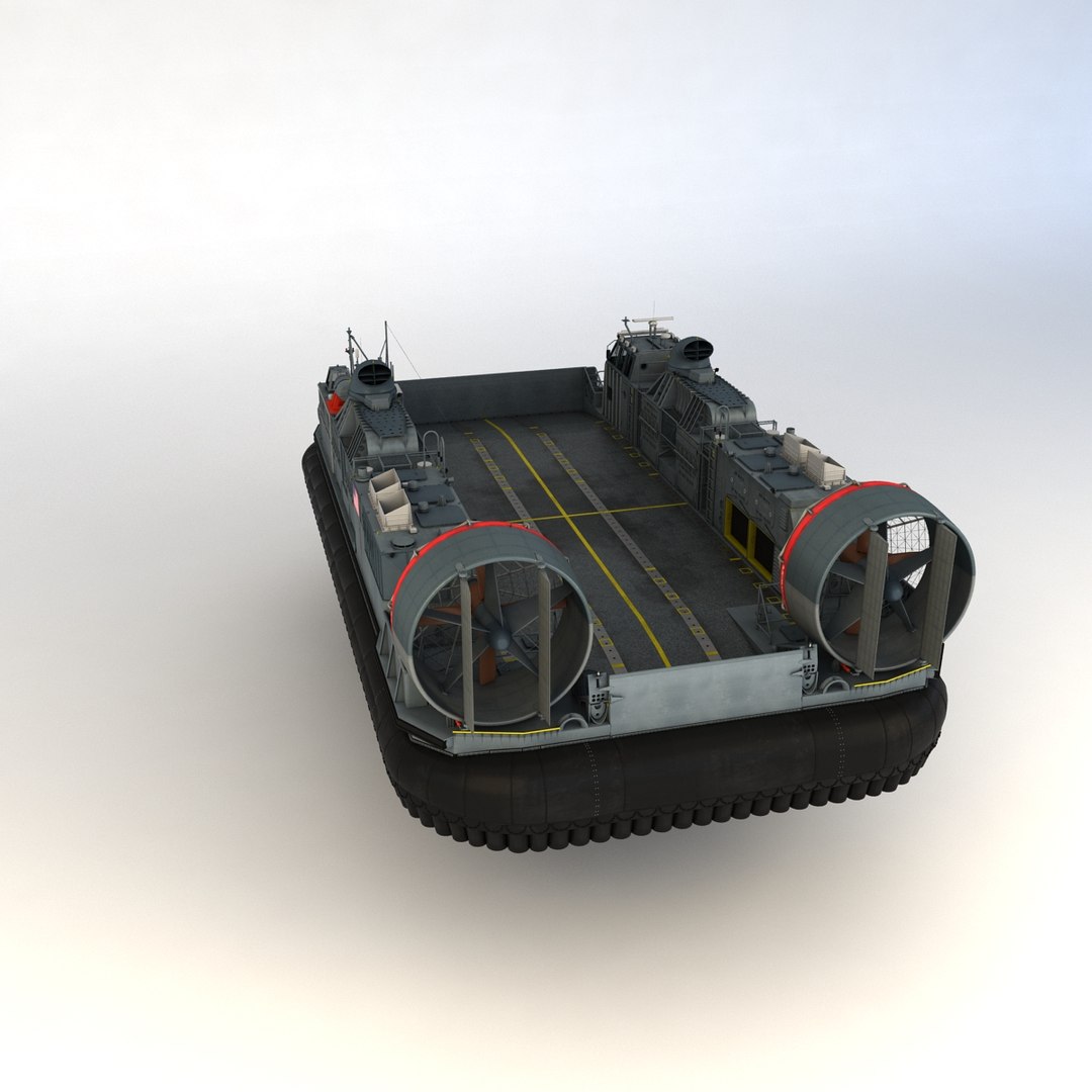3d model navy lcac