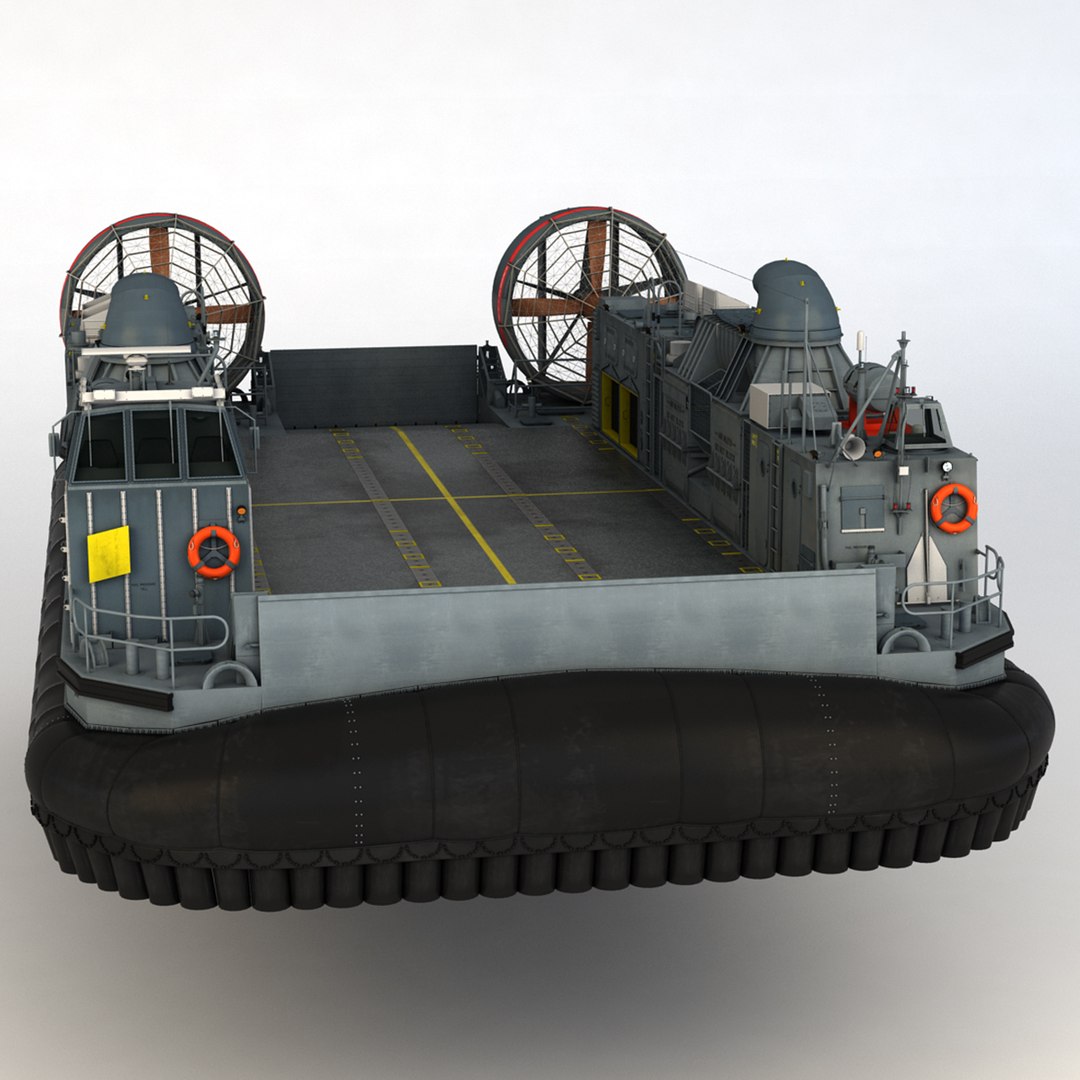 3d Model Navy Lcac