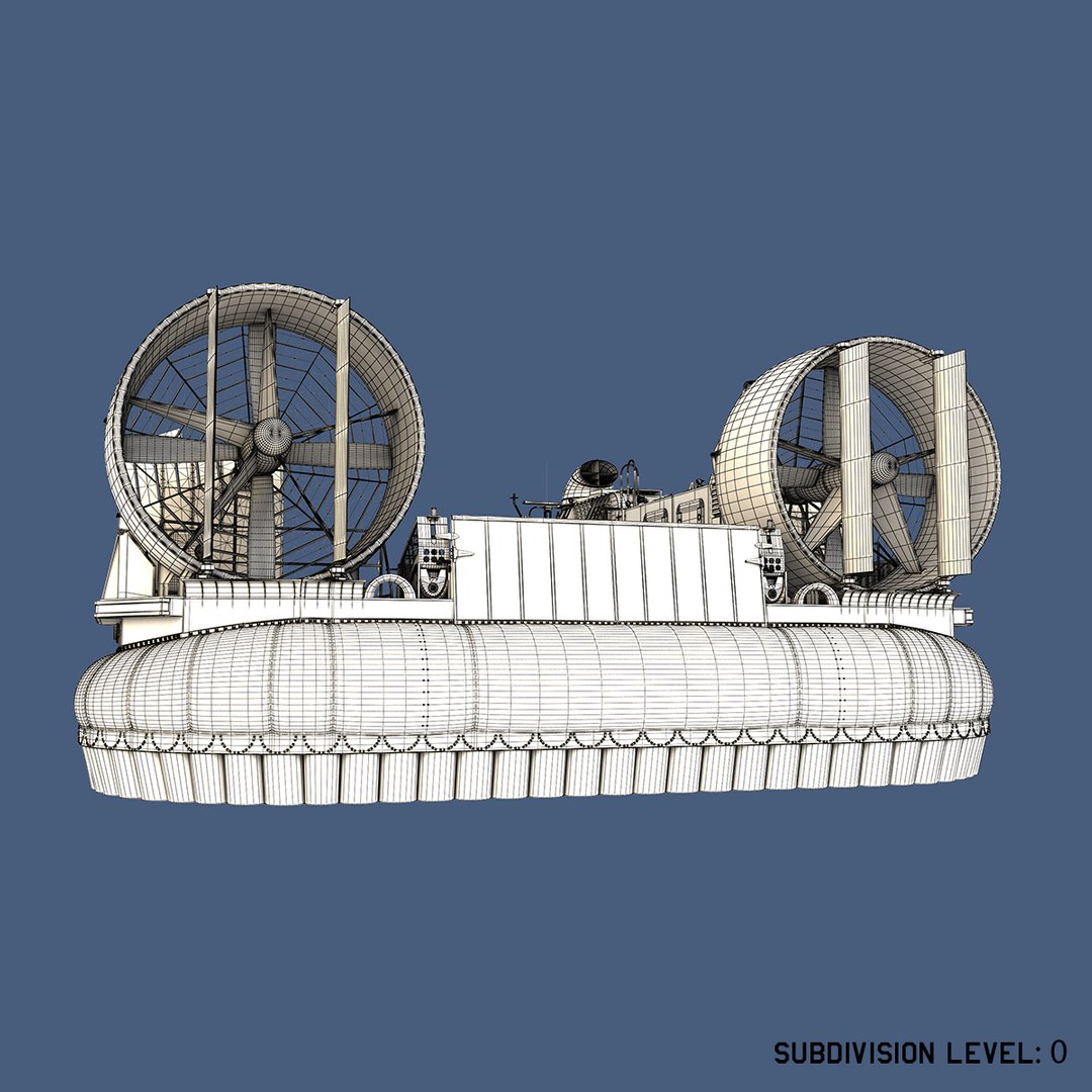 3d Model Navy Lcac