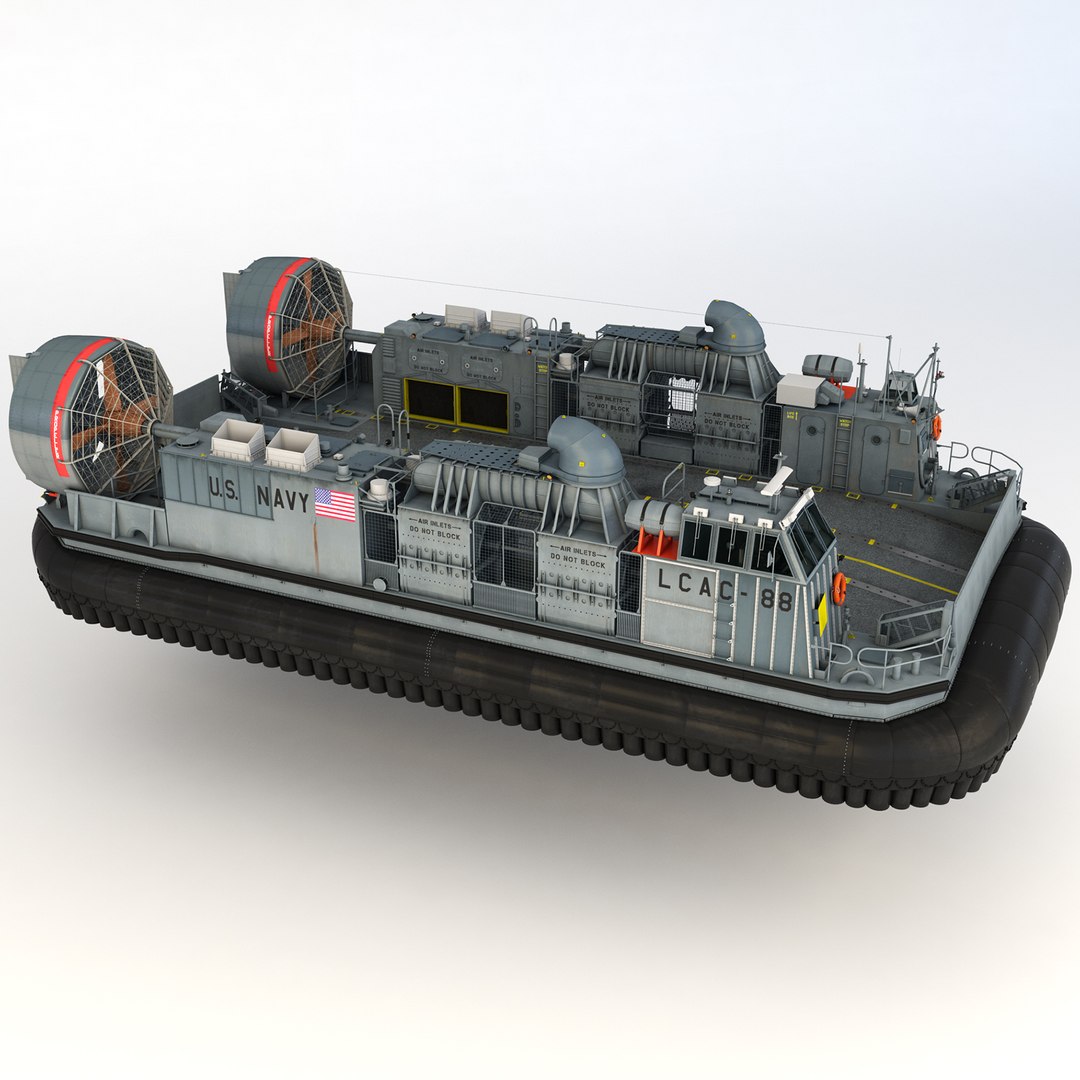 3d Model Navy Lcac
