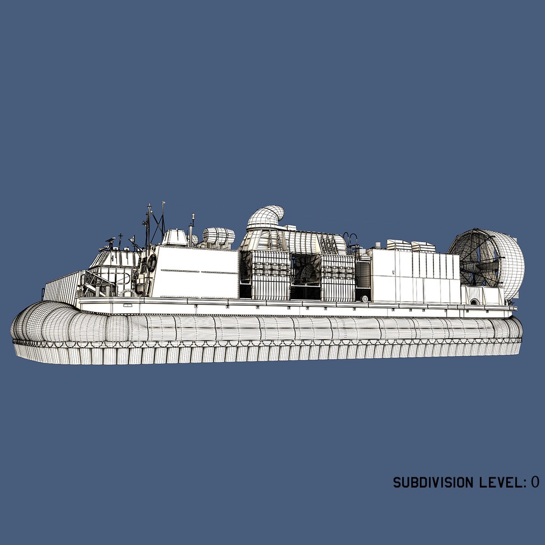 3d Model Navy Lcac