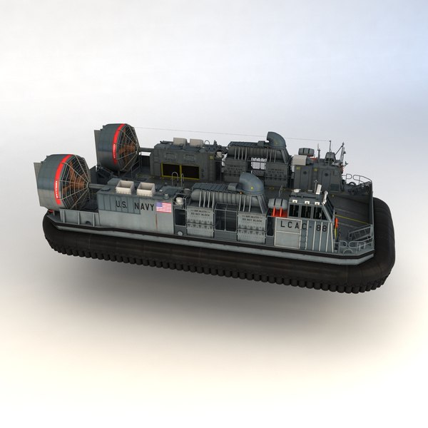 3d model navy lcac