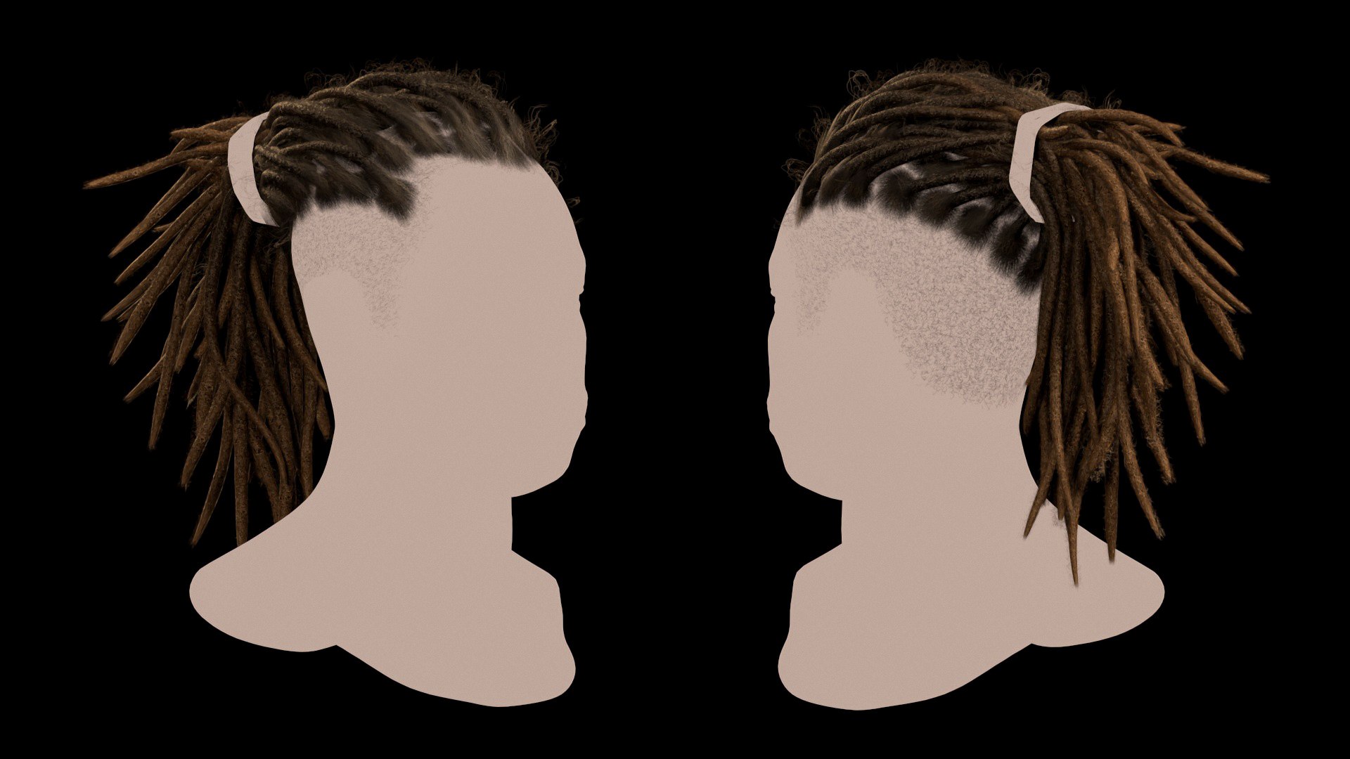 Dreadlocks 2 Model - TurboSquid 2030215