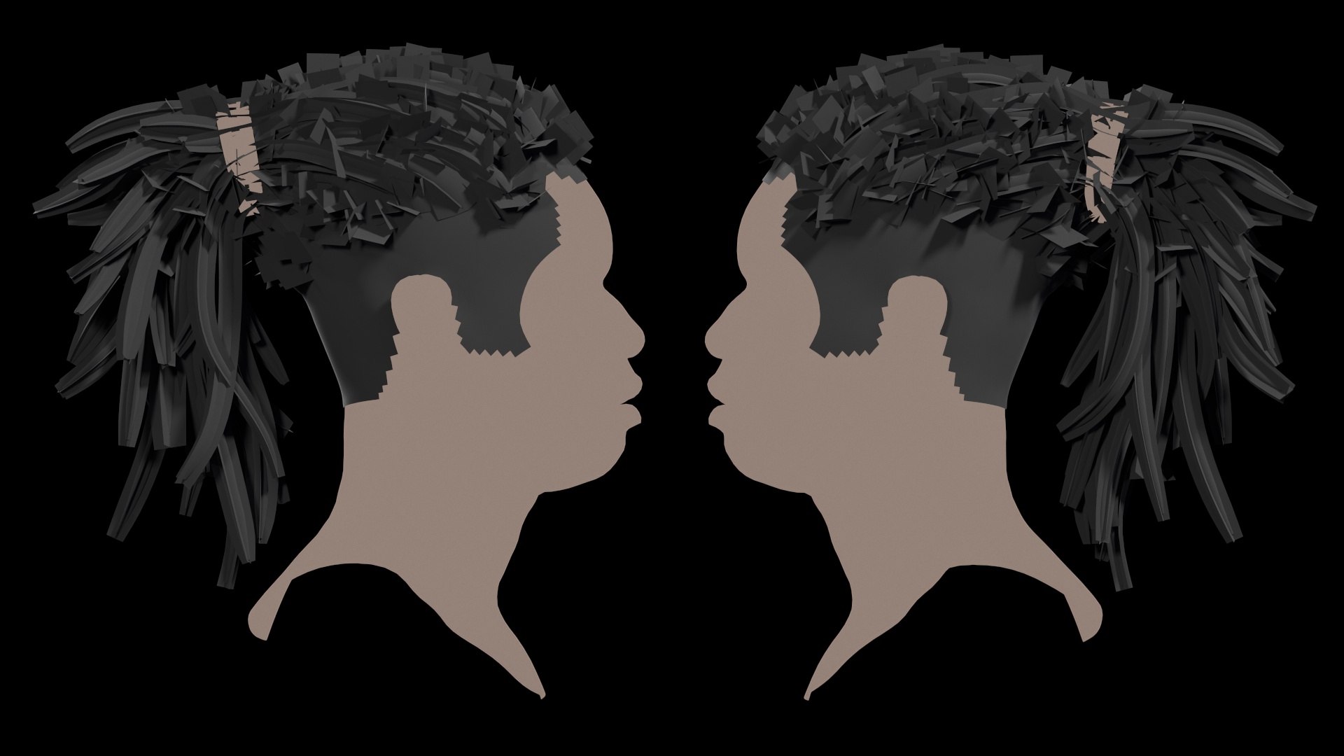 Dreadlocks 2 Model - TurboSquid 2030215