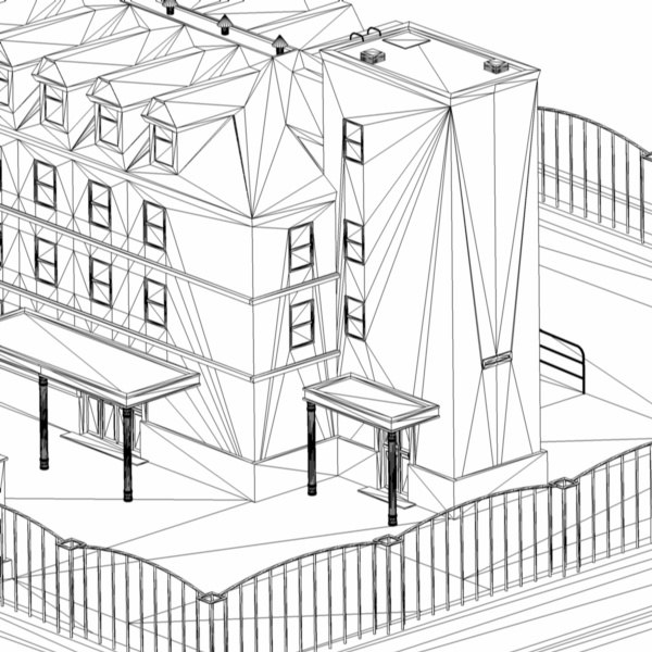 college building dxf