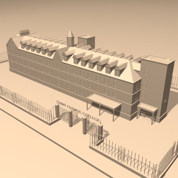 college building dxf