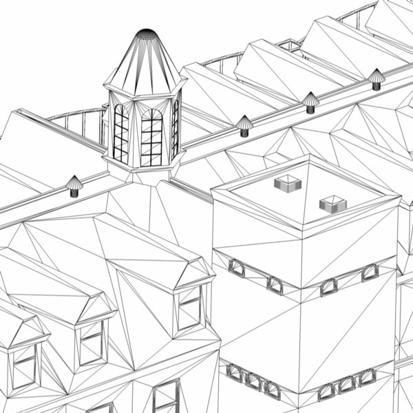 college building dxf