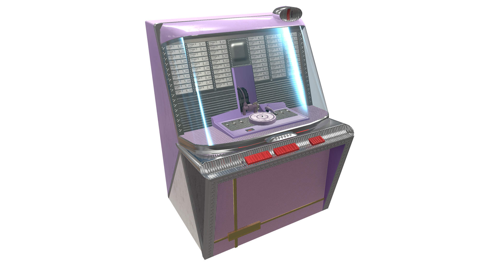 3D Jukebox Retro Authentic - TurboSquid 1684219