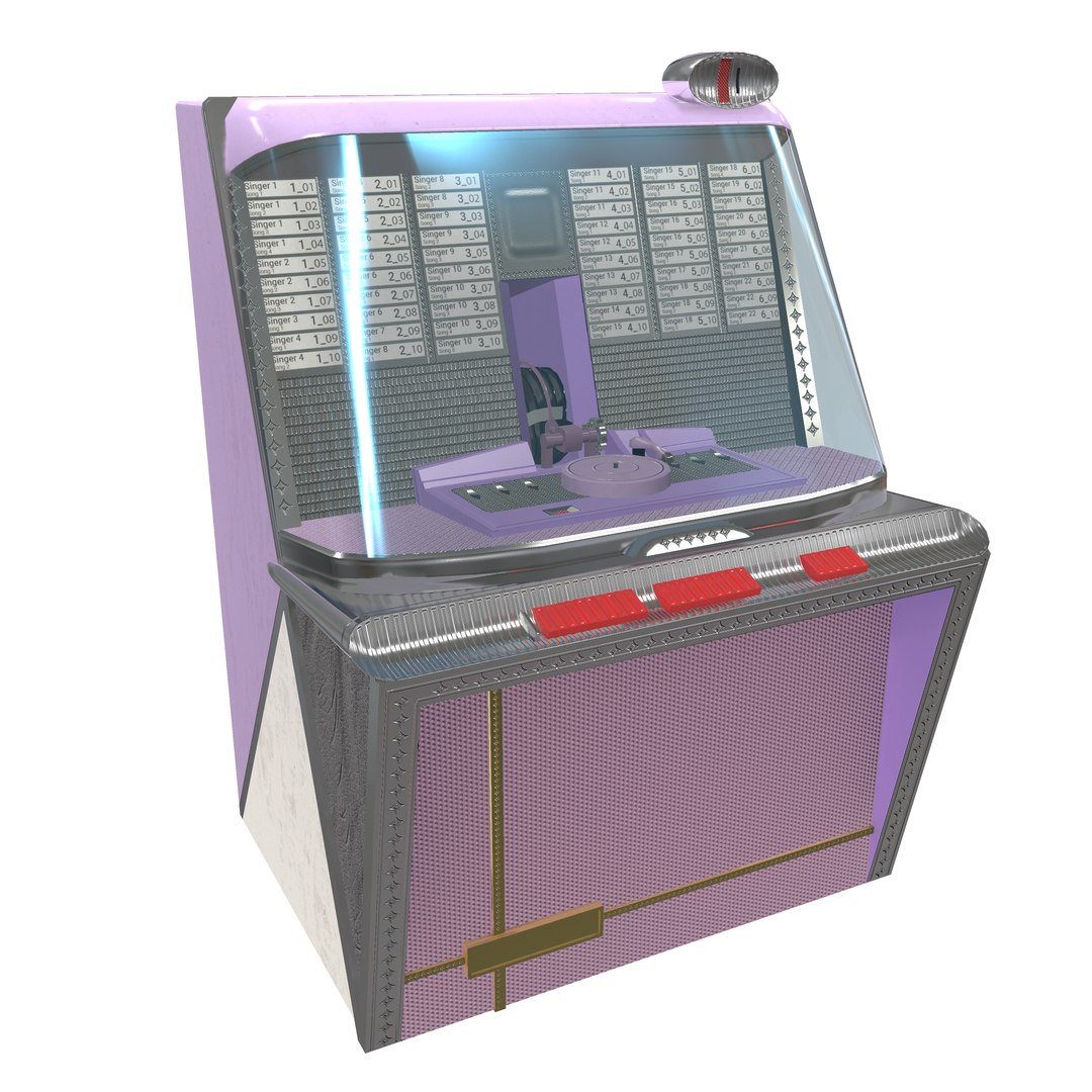 3D Jukebox Retro Authentic - TurboSquid 1684219