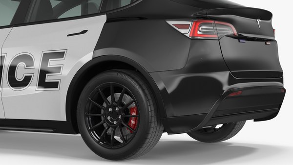modelo 3d Tesla Model Y de la policía preparado para Maya - TurboSquid ...