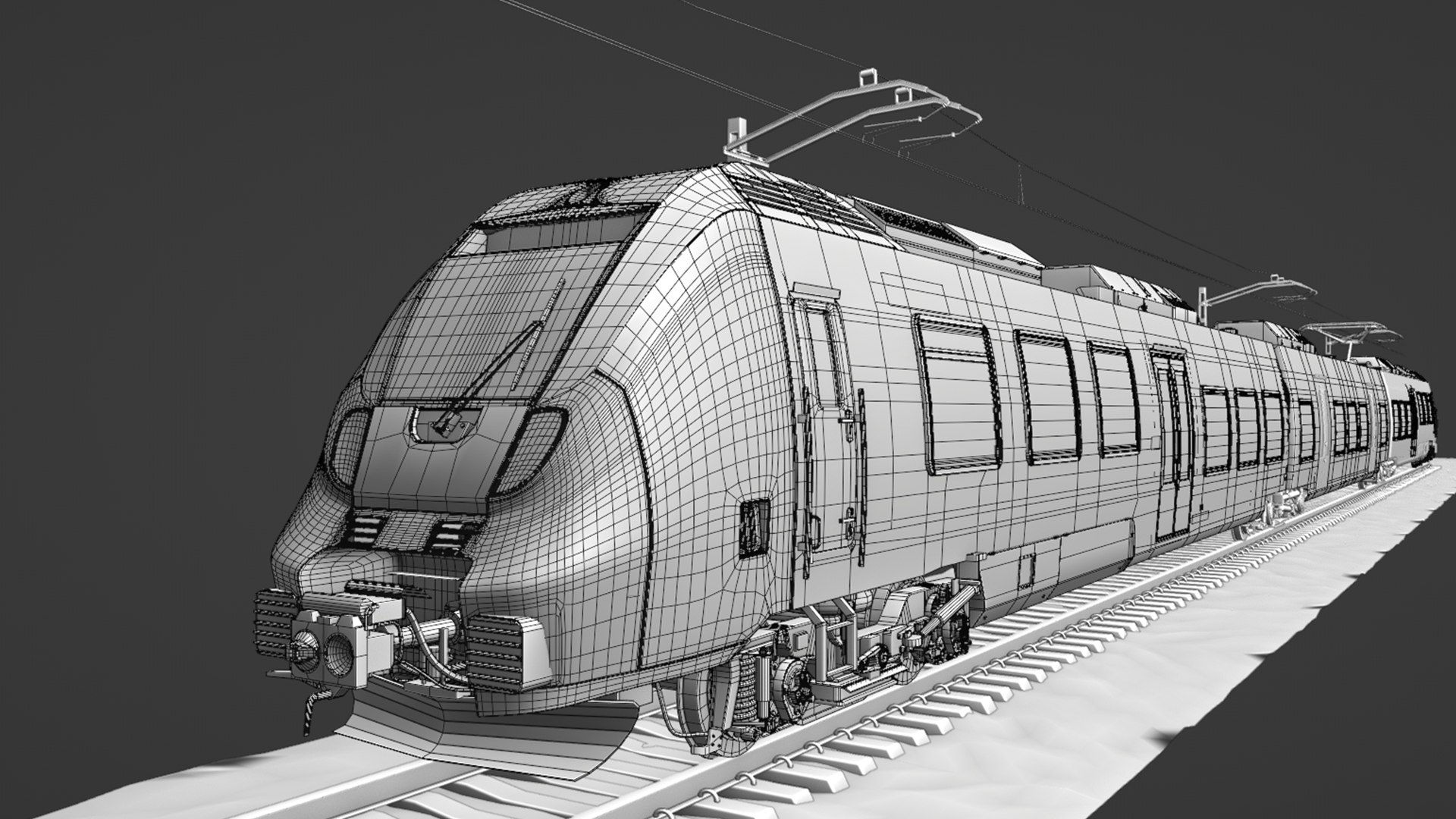 3D Model Bombardier TALENT 2 Train Abelio - TurboSquid 2012919