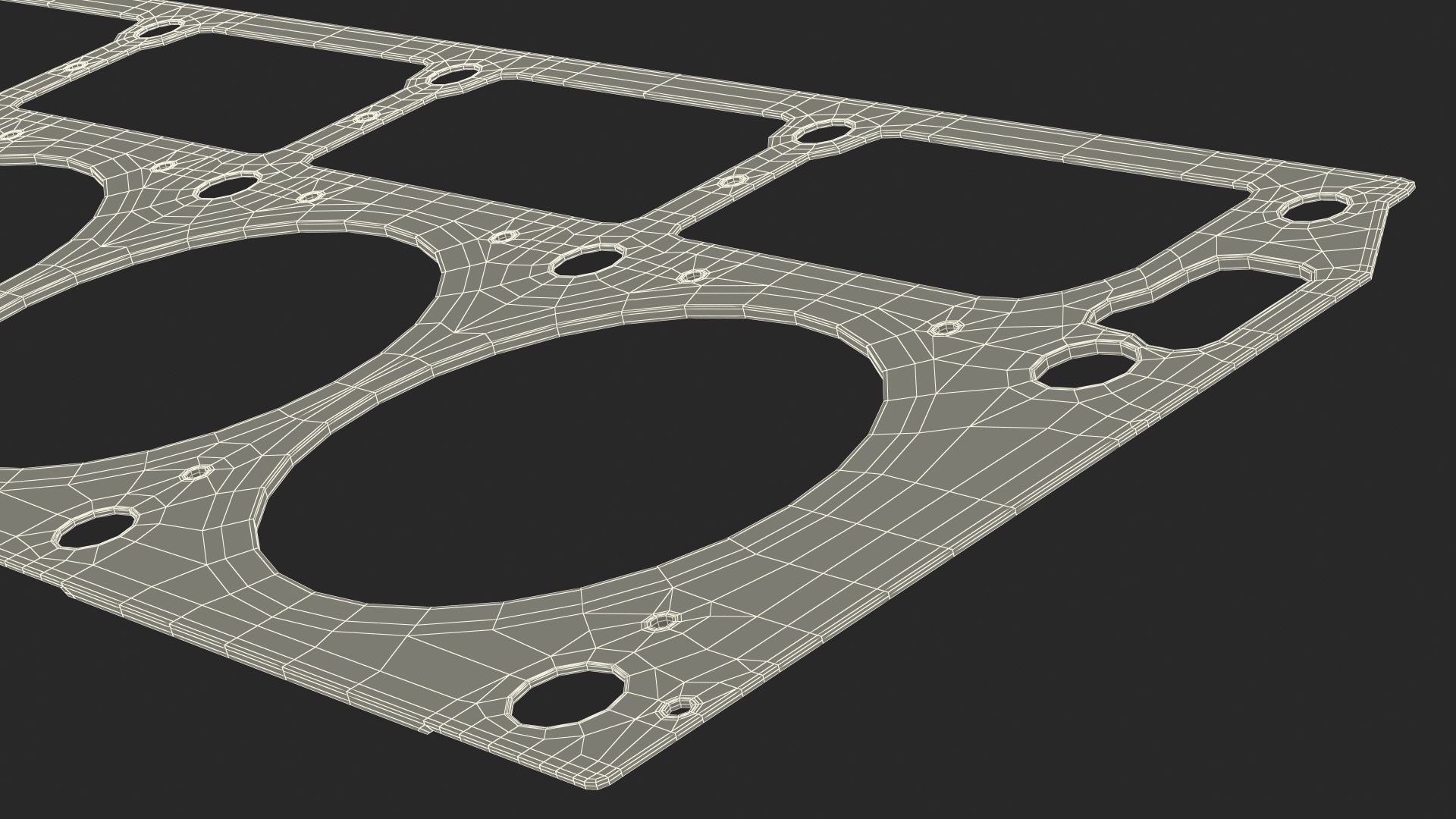 GM Cylinder Head Gasket Steel 3D Model - TurboSquid 2028398