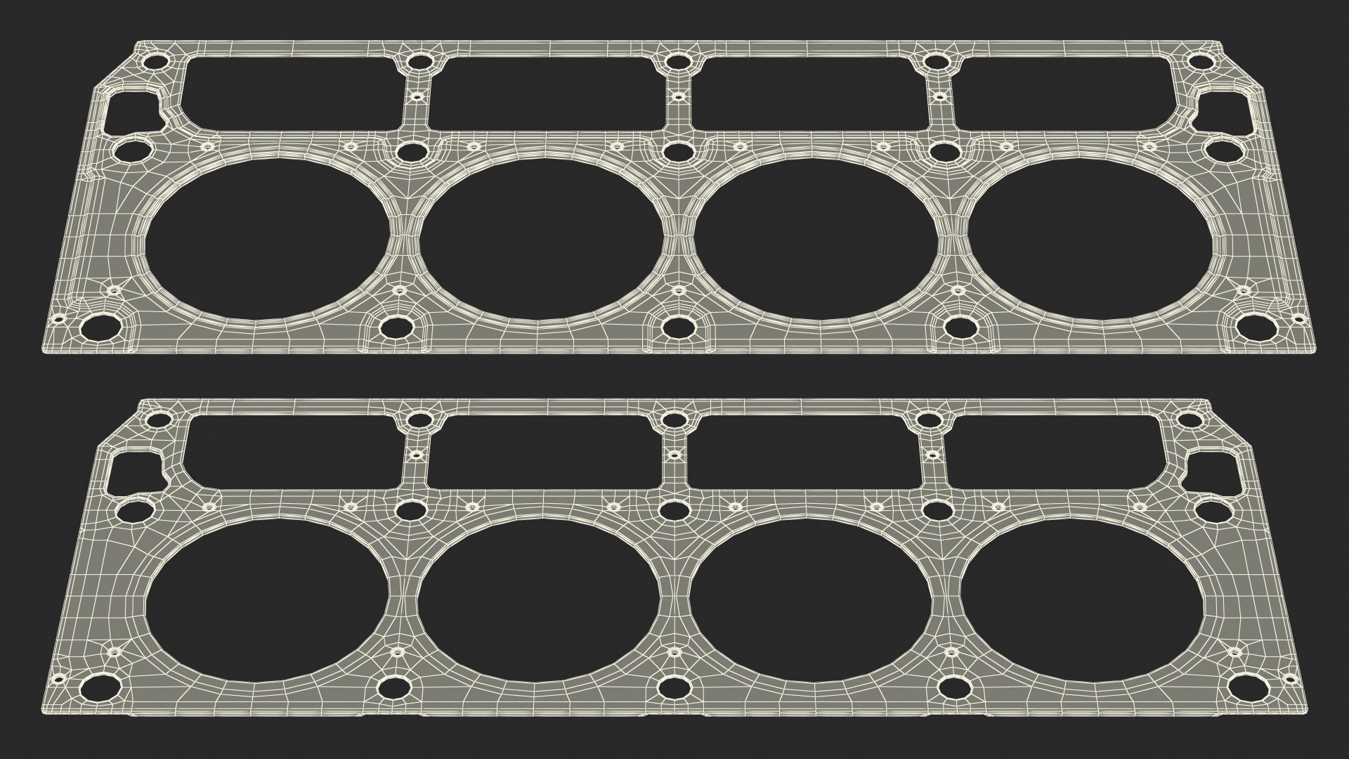 GM Cylinder Head Gasket Steel 3D Model - TurboSquid 2028398