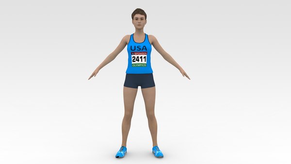 3D Athlete Runner 03 model - TurboSquid 1816079