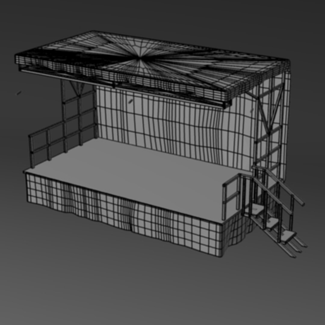 3d Model Of Stage