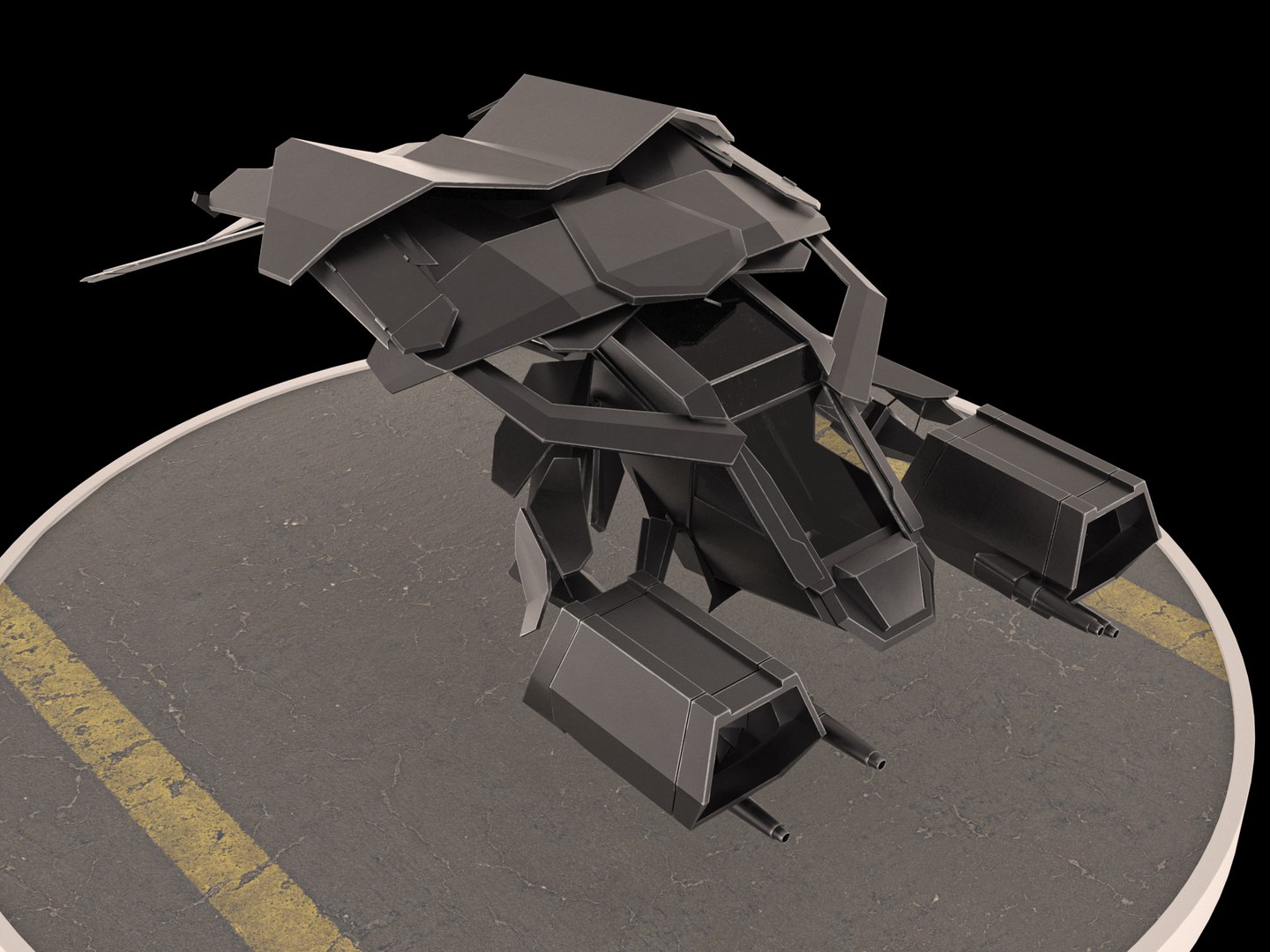 3D Batwing Model - TurboSquid 2325213