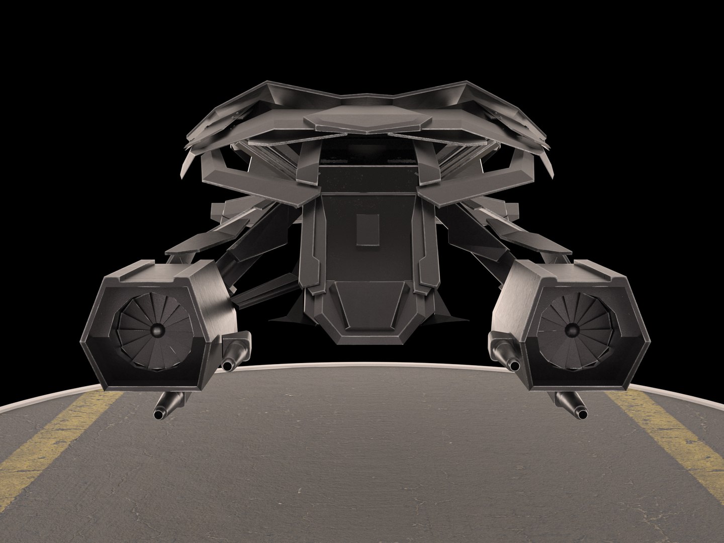 3D Batwing Model - TurboSquid 2325213