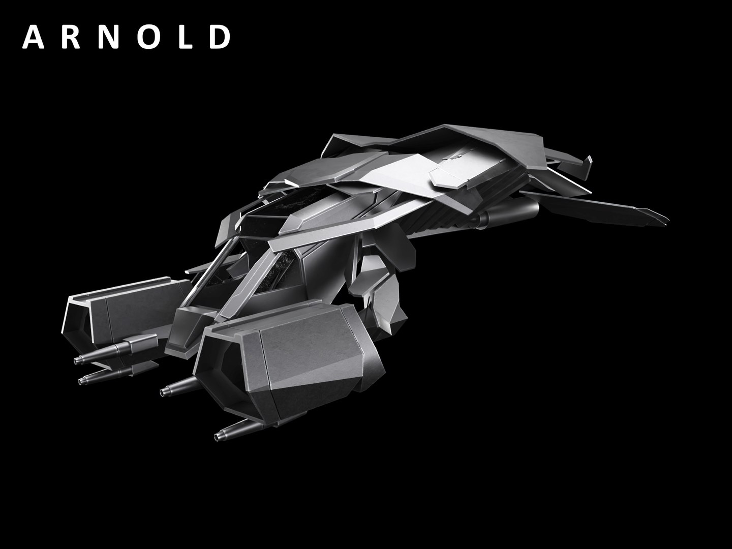 3D Batwing Model - TurboSquid 2325213