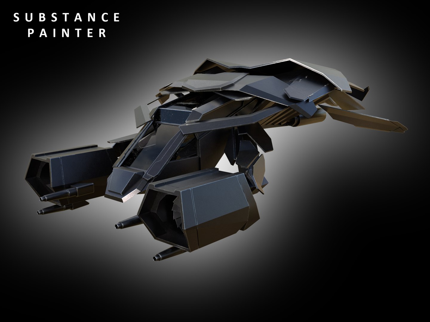 3D Batwing Model - TurboSquid 2325213